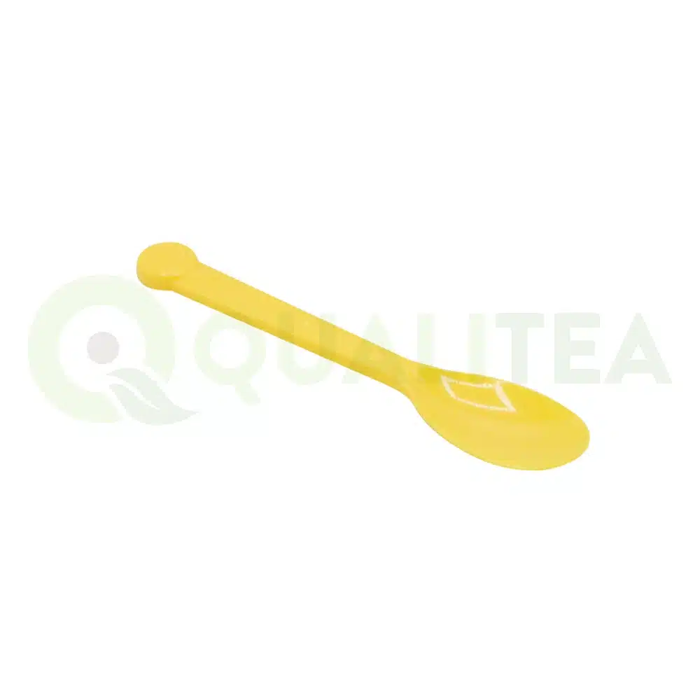 PS Spoon (Yellow) 100pc*20pkt/ctn | Qualitea Bubble Tea